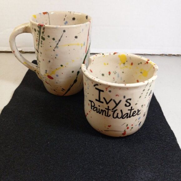 Mach Pottery | Kitchen | Confetti Splatter Wheel Thrown Mug Paint ...